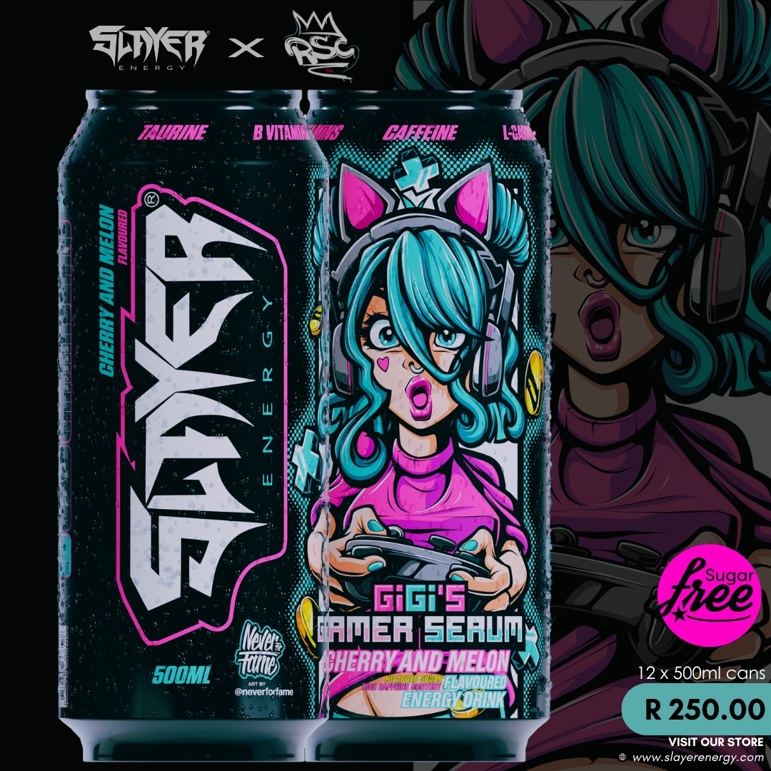 GiGi's Gamer Serum- 12 x 500ml cans | Slayer Energy